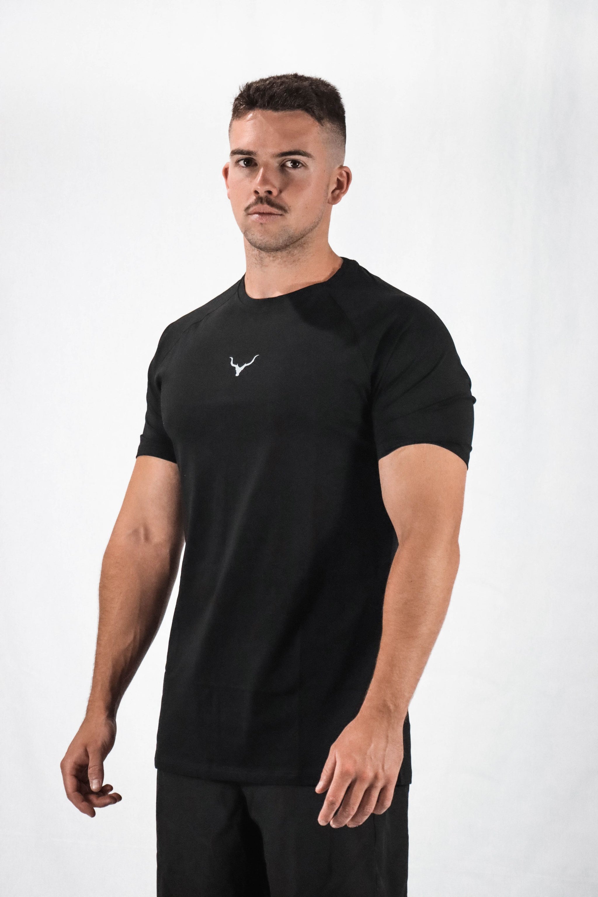 Oxyfit Mens Icon T-Shirt | Black | Ox Logo