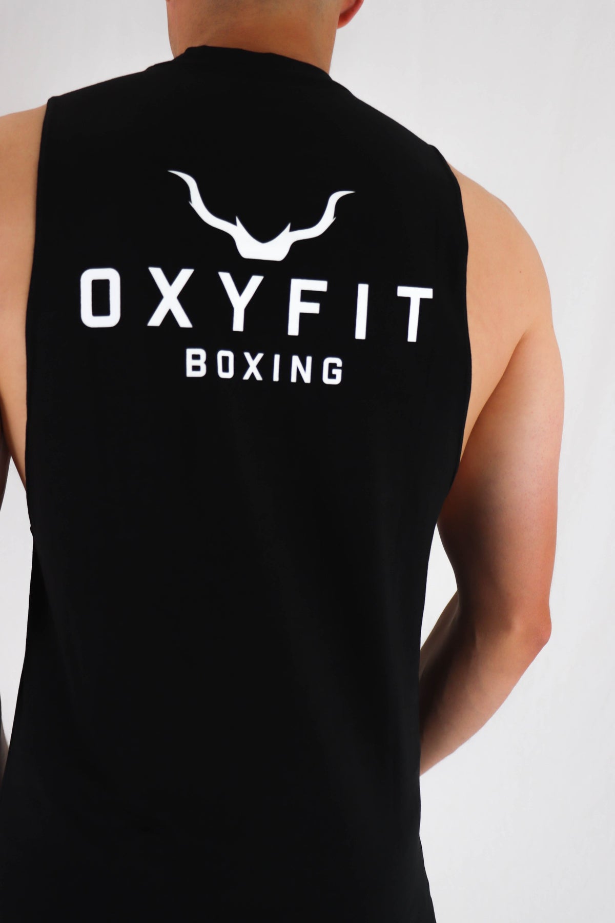 Oxyfit Mens Mercenary Boxing Tank | True Black
