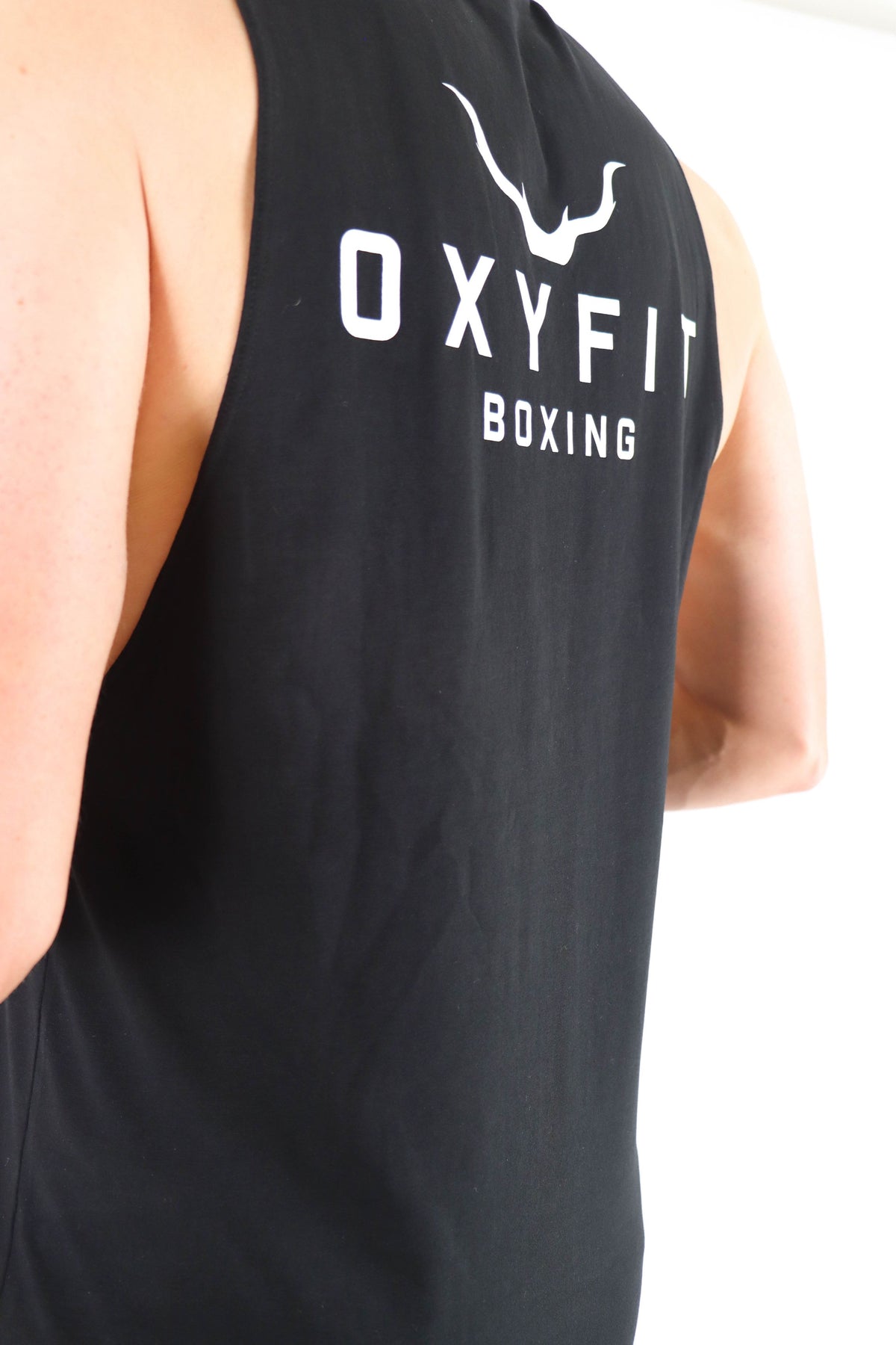 Oxyfit Mens Mercenary Boxing Tank | True Black